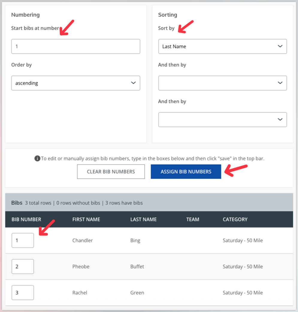 How to Generate and Assign Bib Numbers – athleteReg