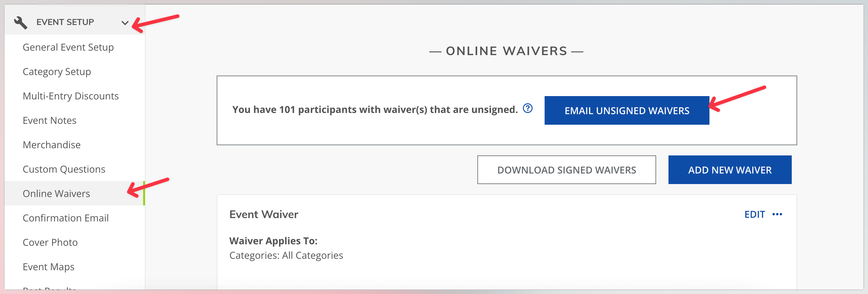 How to Set Up Your Online Waiver – athleteReg